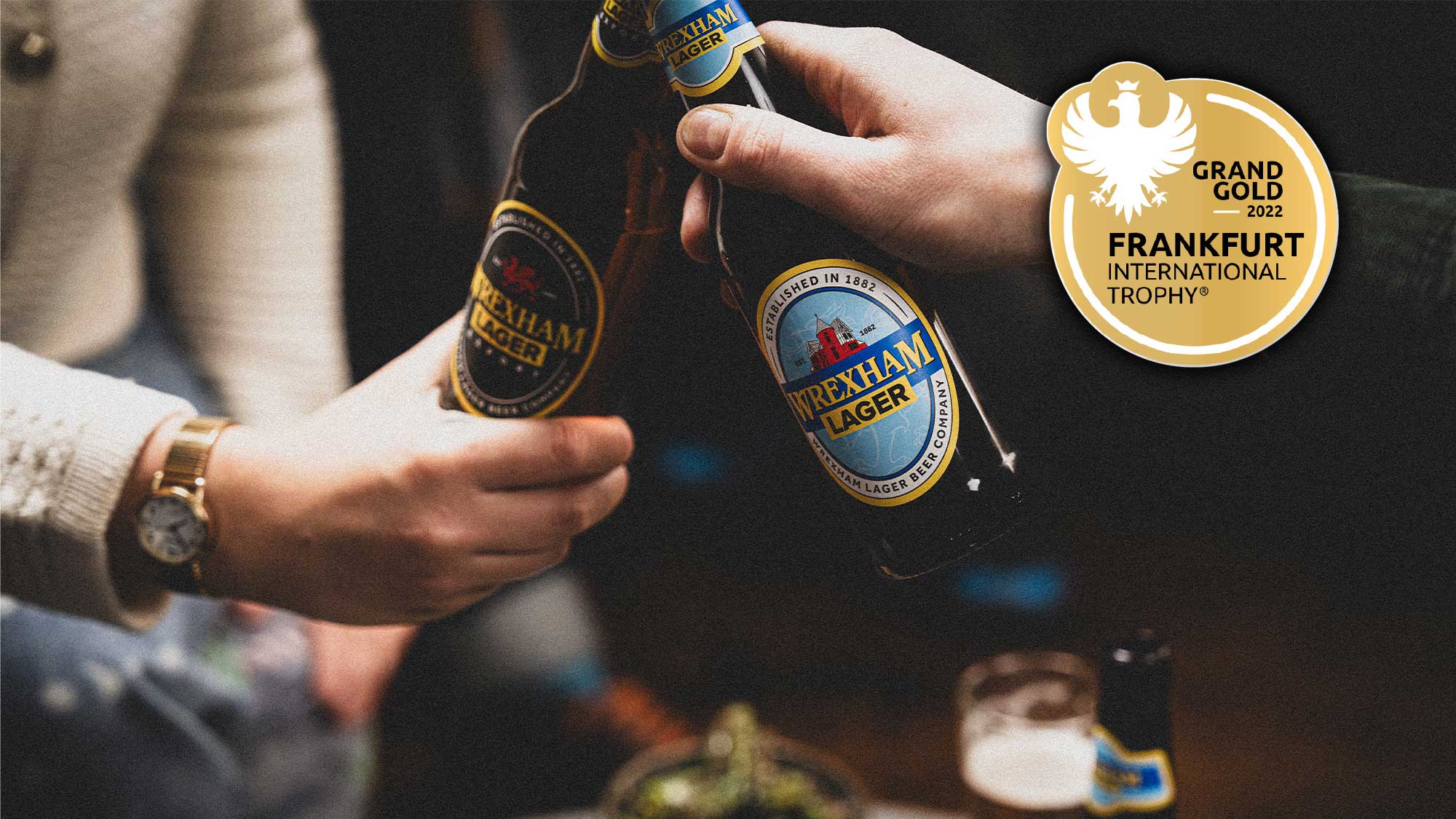 Wrexham Lager wins 'Best Beer in Uk' At Frankfurt Beer Trophy