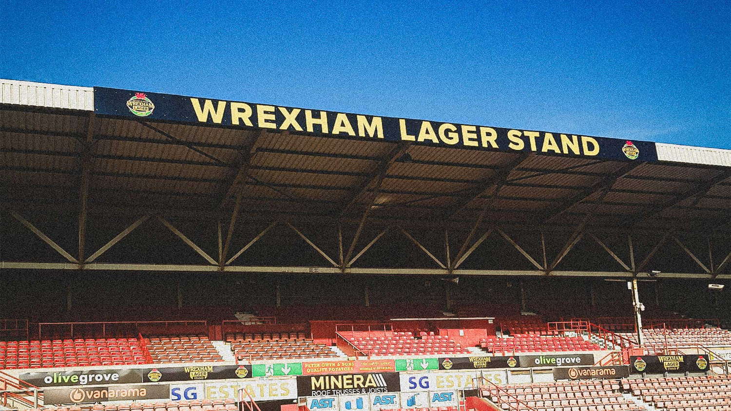 Wrexham Lager become Wrexham AFC Stand Sponsor