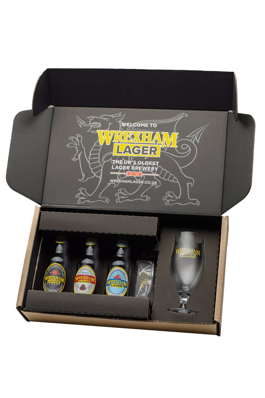 Wrexham Lager Beer Gift Set