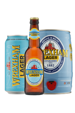 Wrexham Lager. Impeccably balanced award-winning beers brewed in Wales